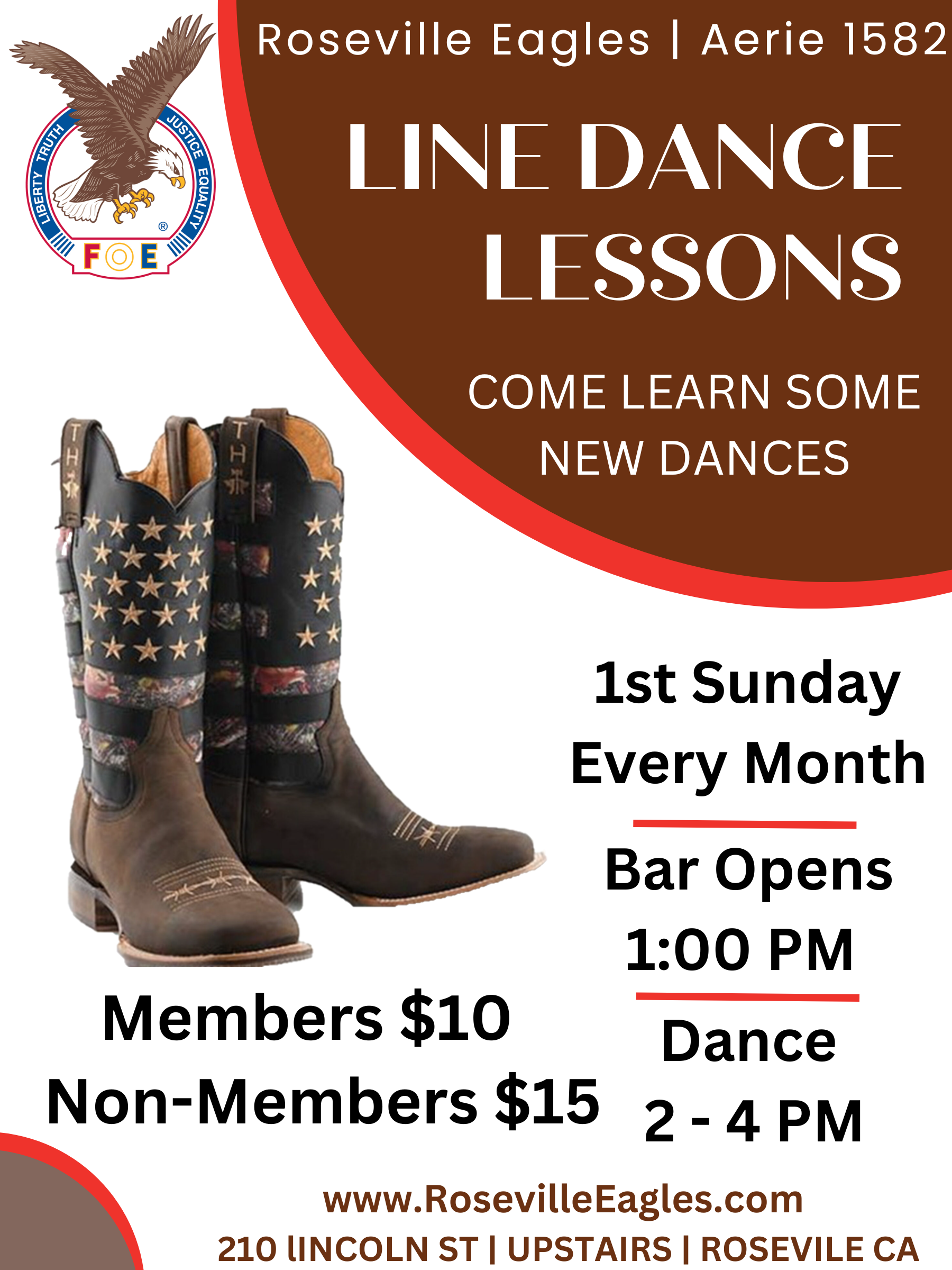 1st Sunday Line Dance Lessons